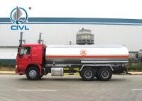 China Radial Tyre Fuel Oil Transportation Truck 6X4 LHD Euro 2 336HP Lengthened Cab with 2 apartments for sale