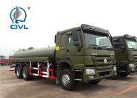 China Large Liquid Tanker Truck , Sinotruk Howo7 Oil Tank Truck 20 - 25m3 With Pipe And Pump 6x4 for sale