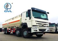 China 25000L Oil Tanker Trailer 8X4 , HOWO Water Tanker Truck  30000liters 25000liters new Sinotruk fuel tank trucks for sale