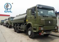 China Sinotruk Howo ZZ1267M464GE 6x6 20000 Liters 4275+1400mm Wheelbase Liquid Or Fuel Tanker Truck for sale