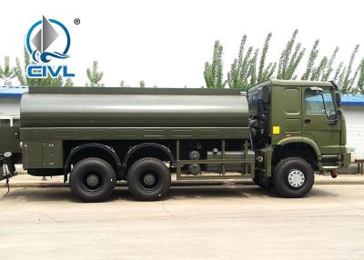 China Sinotruk Howo ZZ1267M464GE 6x6 20000 Liters 4275+1400mm Wheelbase Liquid Or Fuel Tanker Truck for sale
