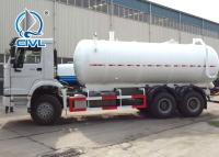 China 290HP 336HP Sewage Vacuum Truck 6 X 4 , SINOTRUCK HOWO White Truck for sale
