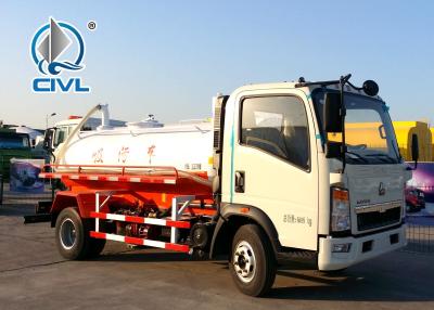 China New Vacuum Sewer Cleaning Sewage Suction Truck  SINOTRUK 4x2 10 - 12m3 Color optional for sale