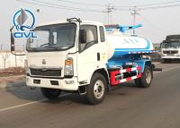 China SINOTRUCK HOWO Sewage Suction Truck  6000L in White Color, 120hp for sale
