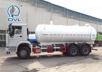 China 6x4 12m3 SINOTRUK HOWO 336hp Sewage Pump Truck With Safety Belts Tires12.00R20 With Middle lifting and Rear Cover for sale