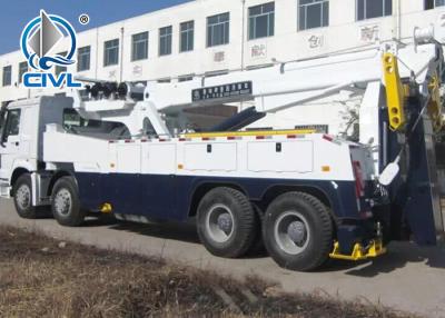 China Diesel Obstacle Trucks HOWO White 30 TON Wrecker Tow Truck Tow Truck Heavy Duty Truck Tow Truck for sale