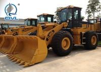 China Compact Wheel Loader 5T 4m3 Bucket Capacity Wheel Loader Rock Bucket Seiers CVZL50GN Yellow Color for sale