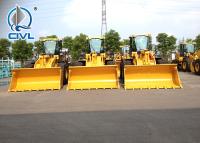 China 3m³ Compact Wheel Loader ZL50G , Yellow Small Wheel Loader 18T Rock Bucket Seiers for sale