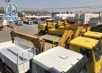 China 5T 8M3 Capacity Cargo Box 140hp Flatbed Truck With Crane Max Speed 90 /102 Km / H for sale