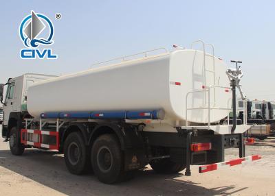 China ZZ5257M3247N Green / Red / White Sinotruck Howo Water Tanker Trailer 25000L for sale