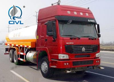 China Howo Tanker Truck 6 X 4 25000l  Abs Euroii For Transportation With 1 year Warranty for sale