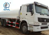 China 15m3 16m3 18m3 White Color Water Tank Truck ZZ1257M4641W 290hp Howo 6*4 for sale