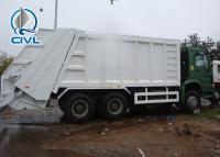 China HOWO 371hp 16 Cbm 10 Wheels Compressed Refuse Collection Trucks  Garbage Compactor With Rear Cover and  Italy Pto for sale