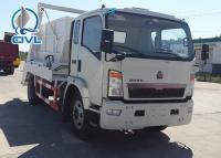 China 4 x 2 SINOTRUK HOWO Swing Arm Garbage Truck 6CBM/8CBM10CBM /12CBM With Fashion Design for sale