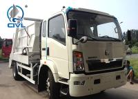 China 6 Tires Swing Arm Garbage Collection Truck SINOTRUK HOWO 6-10CBM 4X2 ZZ1127G4215C1 for sale