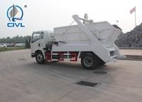 China 4 x 2 SINOTRUK HOWO Swing Arm Garbage Truck 6CBM/8CBM10CBM /12CBM With Fashion Design for sale