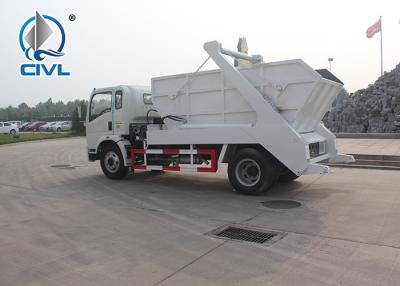 China 4 x 2 SINOTRUK HOWO Swing Arm Garbage Truck 6CBM/8CBM10CBM /12CBM With Fashion Design for sale
