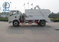 China Arm Swing Waste Collection 6 Cbm Garbage Compactor Truck for sale