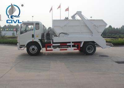 China Arm Swing Waste Collection 6 Cbm Garbage Compactor Truck for sale