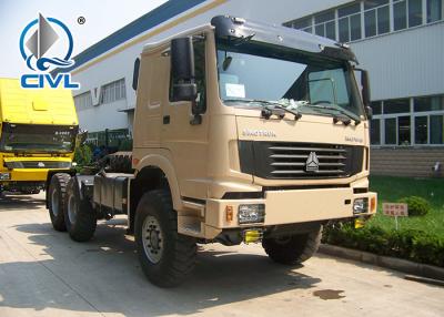China Sinotruk All Wheel Tractor Truck Head Prime Mover Truck SINOTRUCK HOWO 420HP 6x6 Special Tractor Truck for sale