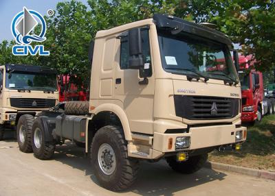 China new SINOTRUK HOWO 6X6 All wheel - drive tractor truck prime mover truck used with semi trailer for sale