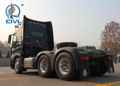 China 40 Ton Prime Mover Truck , Howo A7 Cabin Sinotruk 420hp 6x4 Tractor Head Truck for sale