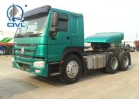 China EUROII  336hp HOWO7 Sinotruk Tractor  truck with 1 sleeper and spare tire 6x4 Prime Mover for sale