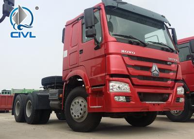 China New 10 Tires SINOTRUK HOWO Tractor Truck LHD 6X4 Euro2 420HP Engine Manual Transmission type for sale
