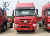 China New 10 Tires SINOTRUK HOWO Tractor Truck LHD 6X4 Euro2 420HP Engine Manual Transmission type for sale