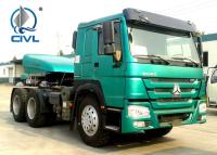 China EUROII  336hp HOWO7 Sinotruk Tractor  truck with 1 sleeper and spare tire 6x4 Prime Mover for sale
