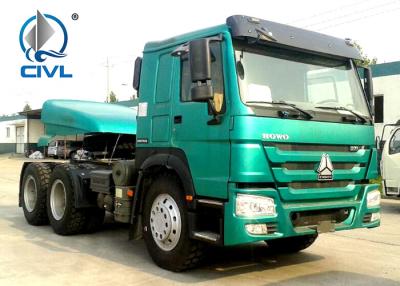China EUROII  336hp HOWO7 Sinotruk Tractor  truck with 1 sleeper and spare tire 6x4 Prime Mover for sale
