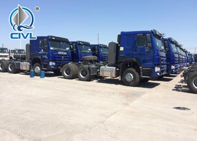 China New Sinotruk Howo Tractor Truck HW 79 High Roof Cab Two Beds102 Km/H Prime Mover Used With Semi Trailer for sale