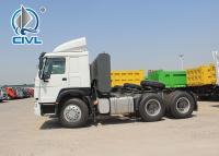 China 6x4 10 Tires SINOTRUK HOWO Tractor Truck 6X4 Euro2 engine 350-420hp Prime Mover Truck With Semi Trailer for sale