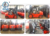 China 4 Wheel Drive Tractors 3 Ton 145mm Free Lift Forklift Heli CPCD30 Forklift For Dubai for sale
