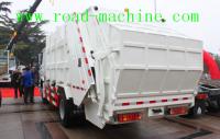 China White Sinotruck  Howo  4 x 2 8L 8-12m3 White Color Compacted Garbage truck for sale