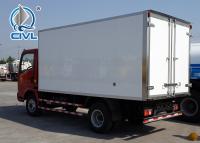 China 4x2 Euro 2 Howo 7000kg Refrigerated Truck Light Cooler Tank Truck With Yunnei Engine And Triangle Tire for sale