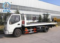 China Flat Transport Vehicle Cummins Engine Total Weight 4495Kg Green Color for sale