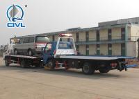 China Obstacle Flatbed 5T Heavy Duty Tow Trucks / SINOTRUK HOWO Wrecker Tow Truck Euro II/III Engine for sale
