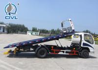 China 3800 Wheelbase HOWO Truck Mounted 4x2 6.2M Flatbed Tow Truck / Wrecker Vehicle for sale