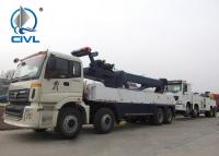 China Manual HOWO Wrecker Tow Truck 8X4 with Sewing out legs Wrecker Truck Tow Wrecker Vecihle for sale