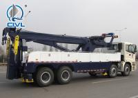 China Manual HOWO Wrecker Tow Truck 8X4 with Sewing out legs Wrecker Truck Tow Wrecker Vecihle for sale