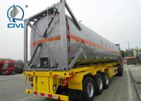 China 60CBM Oil Tanker Semitrailer Three-axle Fuel Tanker Semi-trailer aluminum semi trailer for sale