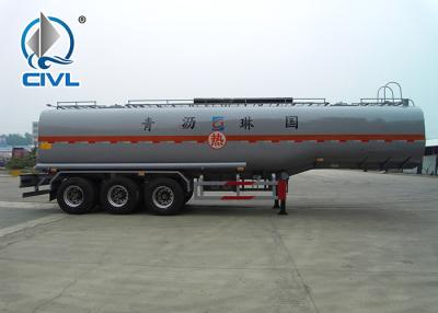 China 60CBM Oil Tanker Semitrailer Three-axle Fuel Tanker Semi-trailer aluminum semi trailer for sale