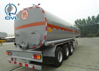 China Q345 Material Oil Fuel Tank Trailer 40000L - 60000L Capacity Cimc Sinotruk for sale