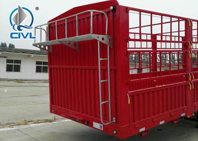 China High Column Semi Trailer Trucks Black Cargo Truck Trailer CTY9391CLX for sale