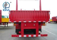 China Custom Cargo Semi Trailer Truck 13000mm Length And Loading 35000 KG Sidewall Semitrailer for sale
