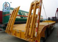 China Heavy Duty CIVL Low Bed 60T Semi Trailer Trucks for sale
