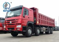 China 50Ton Heavy Duty Dump Truck 371hp Tipper Truck Container euro II/III Engine Thickness Bottom 10mm Side 8mm for sale