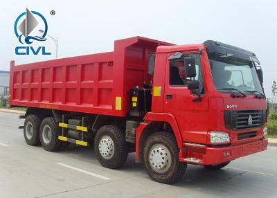 China 50Ton Heavy Duty Dump Truck 371hp Tipper Truck Container euro II/III Engine Thickness Bottom 10mm Side 8mm for sale