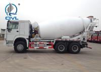 China SINOTRUK HOWO Euro II 340hp 6x4 8m3 Concrete Mixer Truck With Italian Pump for sale